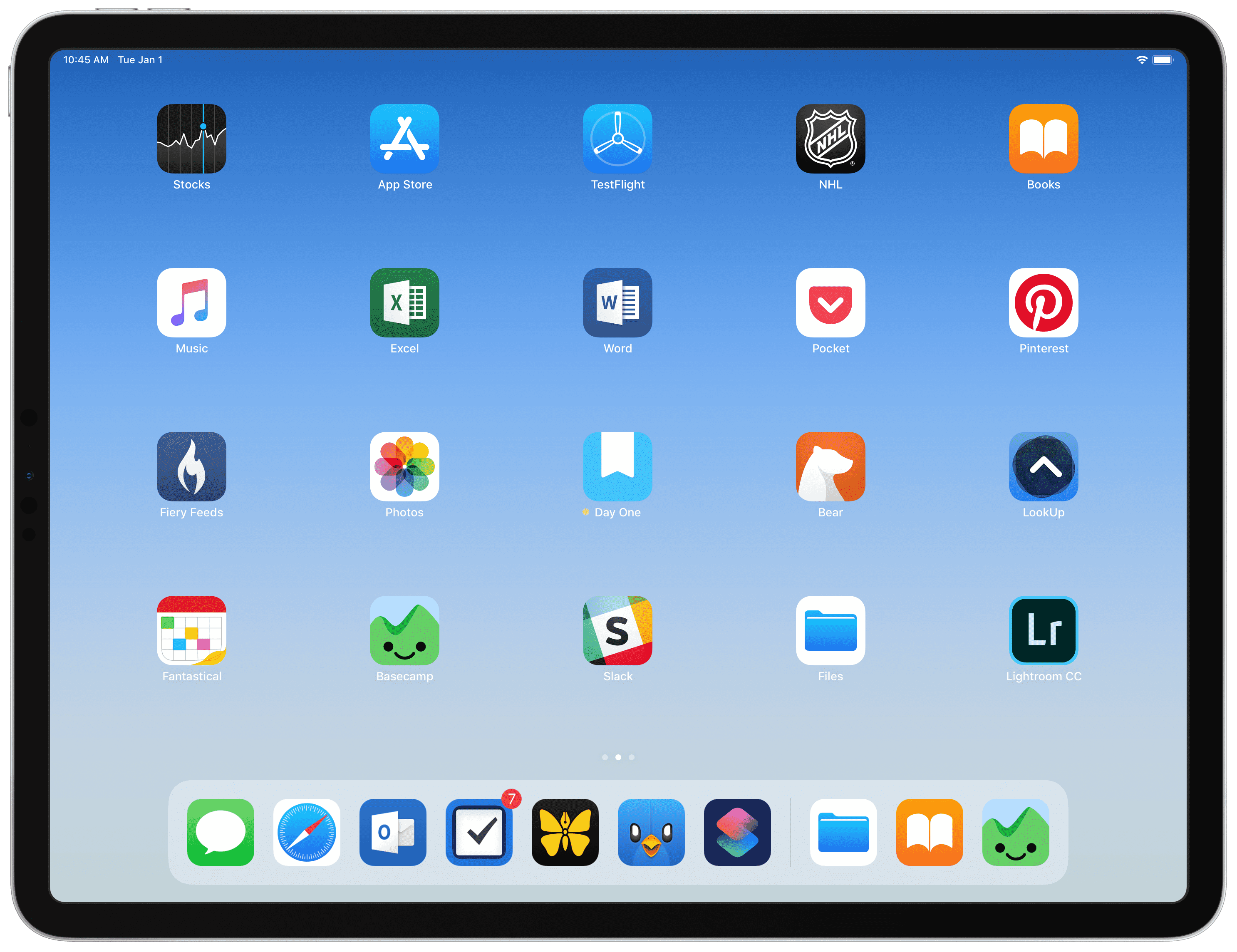 My IPad Pro Home Screen To Start 2019 The Newsprint